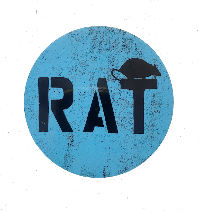 Burnout 'Rat' Sticker 3" Vinyl – Burnout Stoke